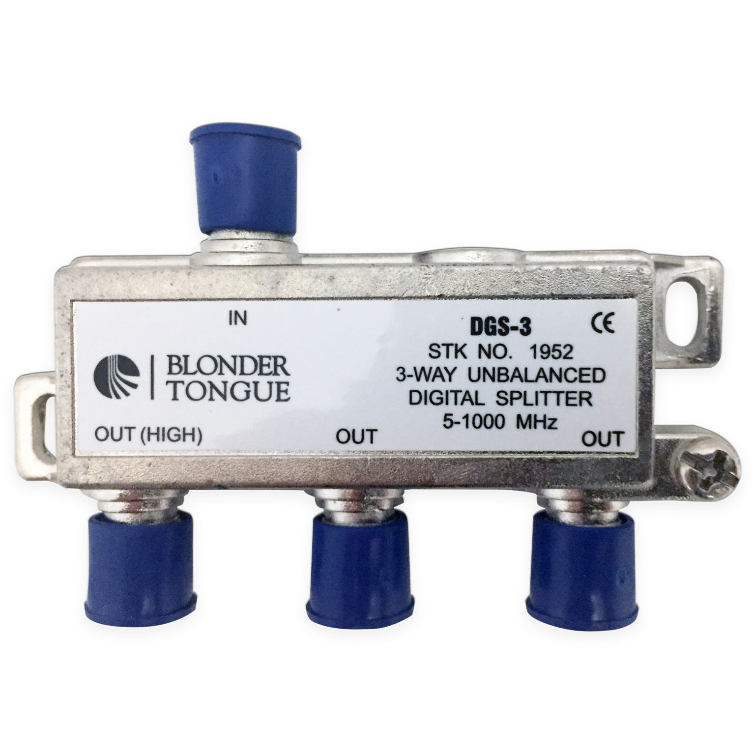 DGS-3 - 3-Way Indoor Digital Ready Splitter | Blonder Tongue Laboratories