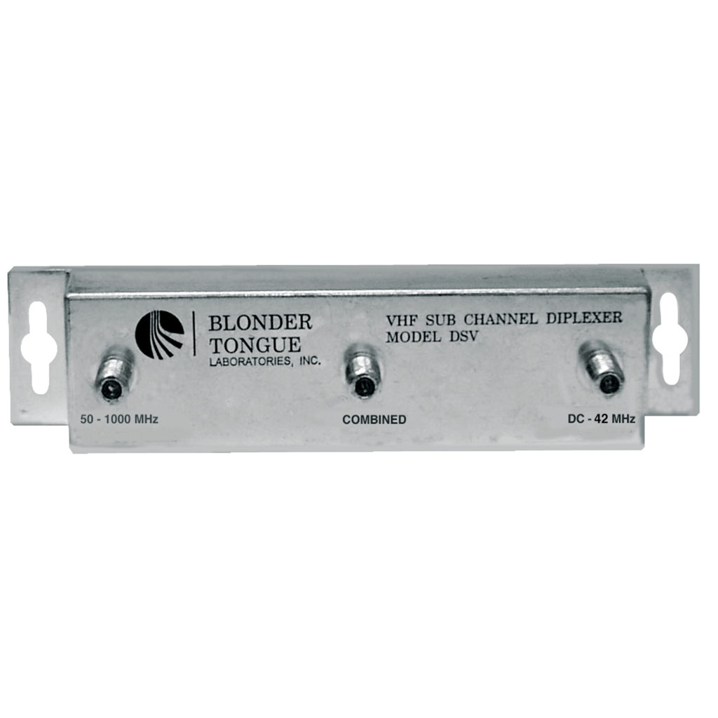 Diplexer for Sub-Band VHF/UHF Channels | Blonder Tongue Laboratories